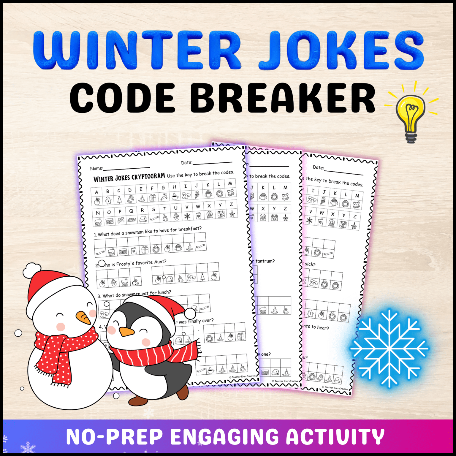 Winter Jokes Guaranteed to Make Kids Laugh! - teacherevercreative.com