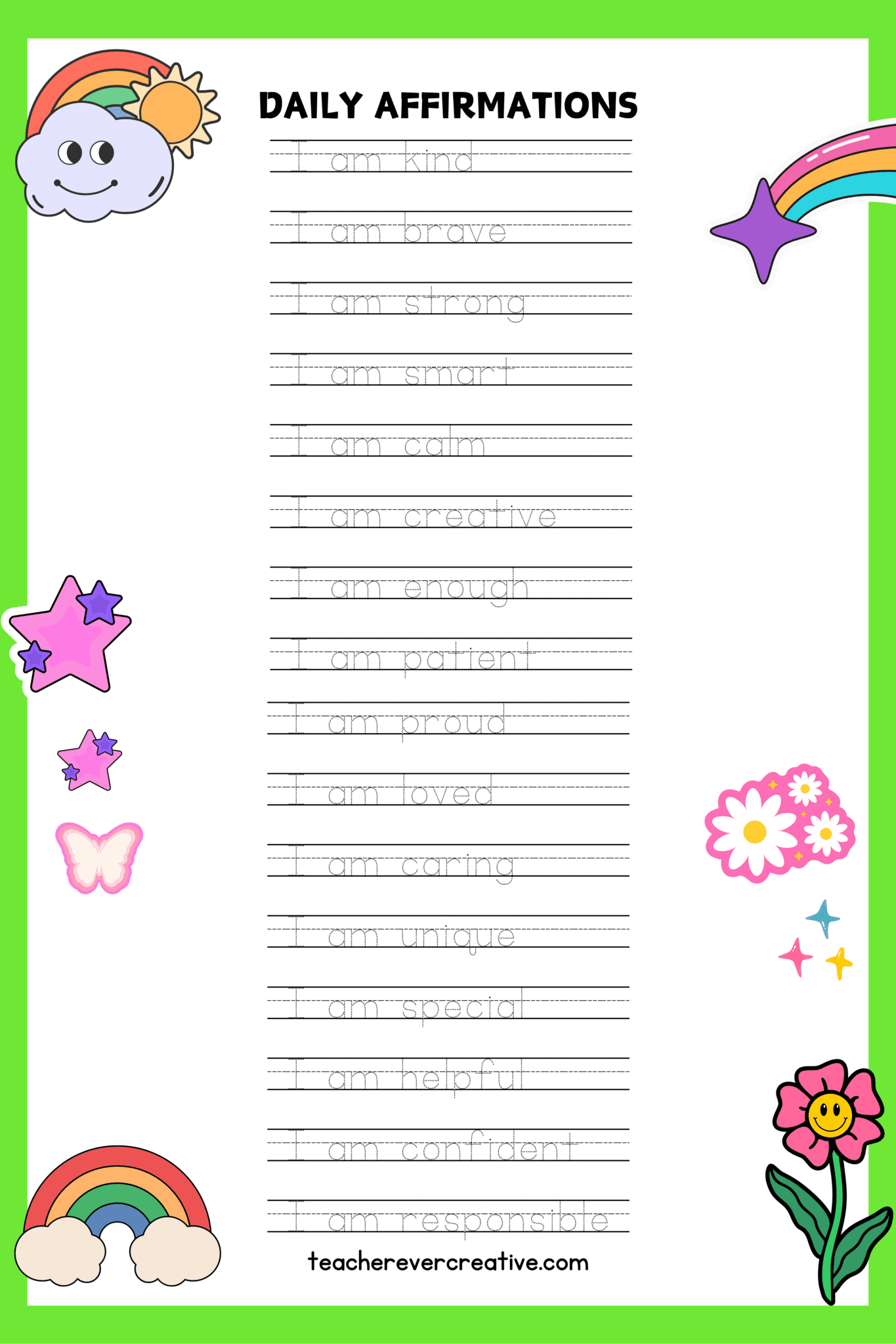 Daily Affirmations for Students to Build Confidence
