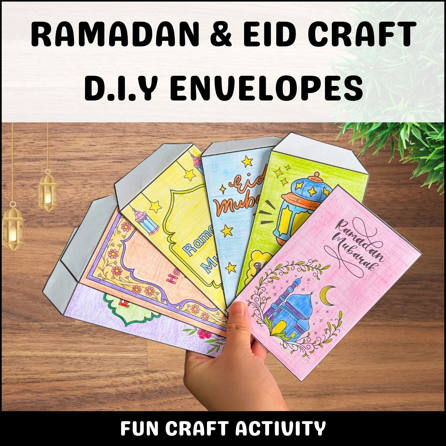 Ramadan and Eid Envelope Craft for Kids - Fun & Easy ...