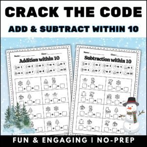 Free Winter Worksheets and Printables for Kids - teacherevercreative.com