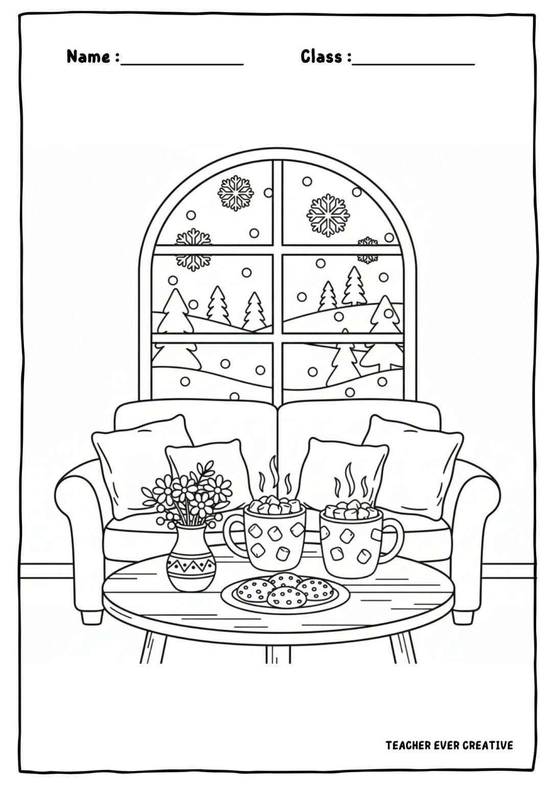 Free Winter Worksheets and Printables for Kids - teacherevercreative.com